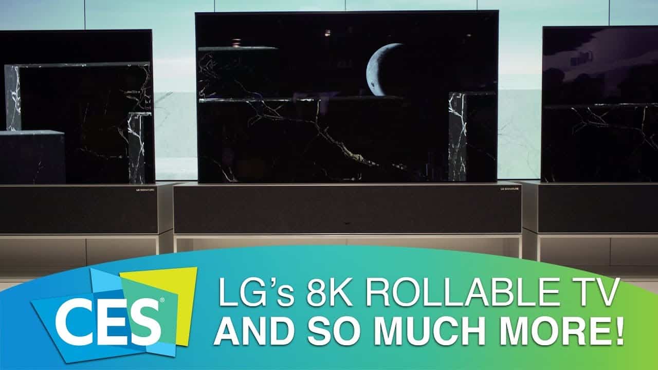 Video LG CES booth tour
